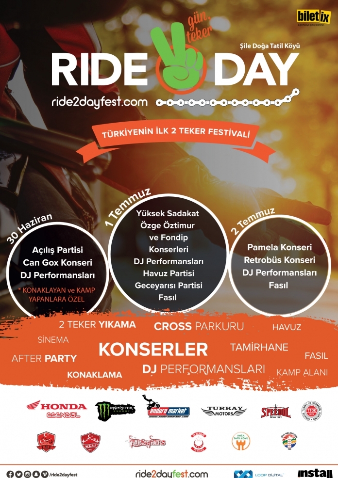 Türkiye'nin İlk 2 Teker Festivali- Ride2Day