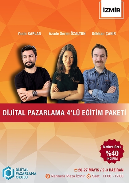 Dijital Pazarlama 4'lü Eğitim Paketi (İzmir)